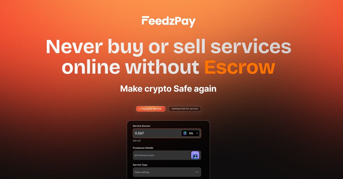 FeedzPay - Secure Crypto Escrow Service